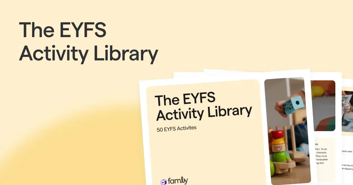 Free Guide: The EYFS Activity Library, 50 Activities | Famly