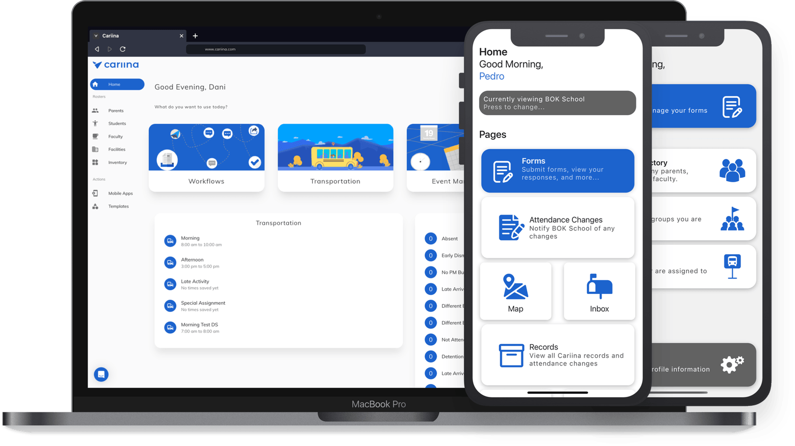 Cariina — Organizing Transportation and Extracurricular