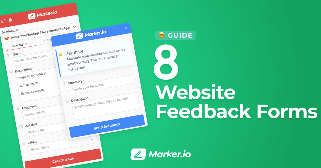 8 Website Feedback Forms Ideas [Templates + Examples]