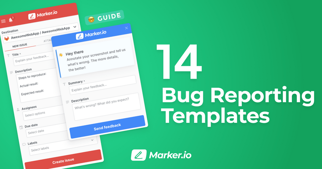 14 Bug Report Templates to Copy for QA Testing [2024]