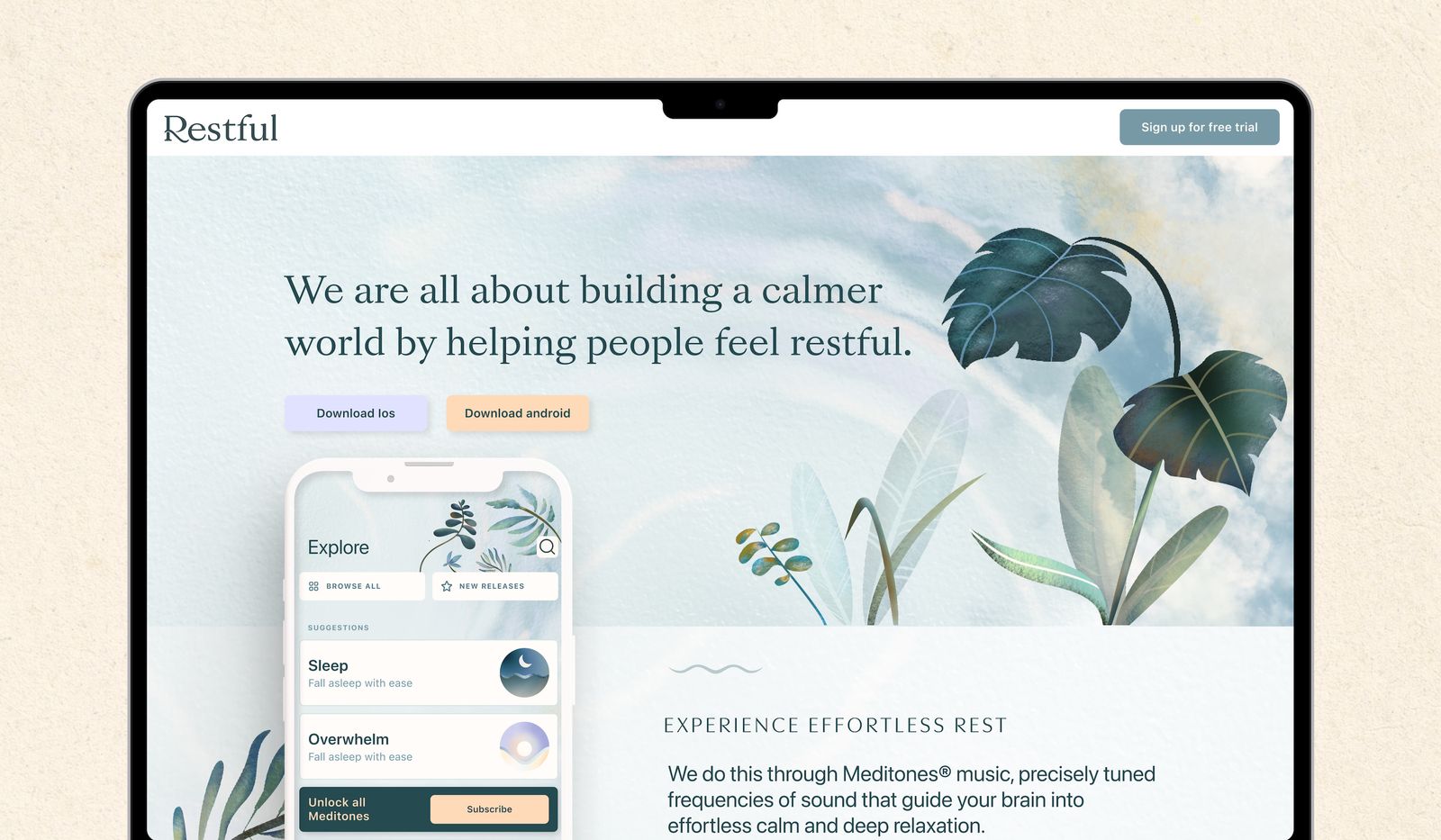 Holistic, strategic and intuitive design for Restful App