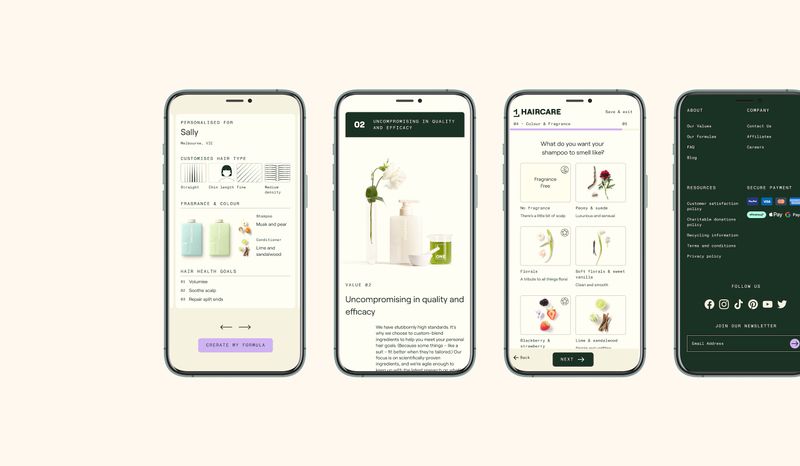 One Labs Personalised Haircare Brand Design | Jo ChunYan