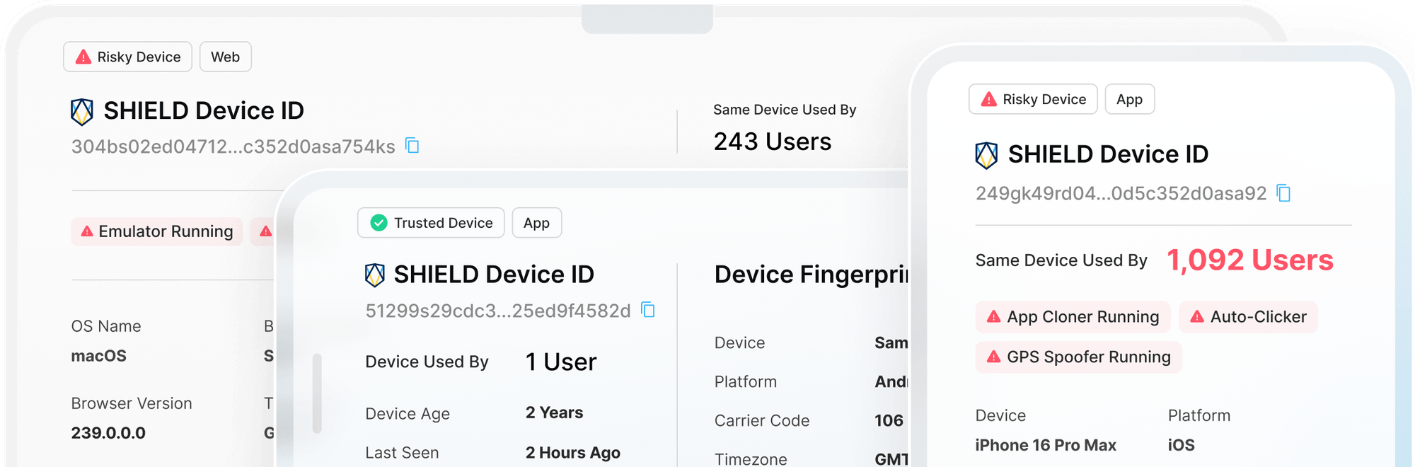 SHIELD | Device-First Fraud Intelligence and Detection Platform