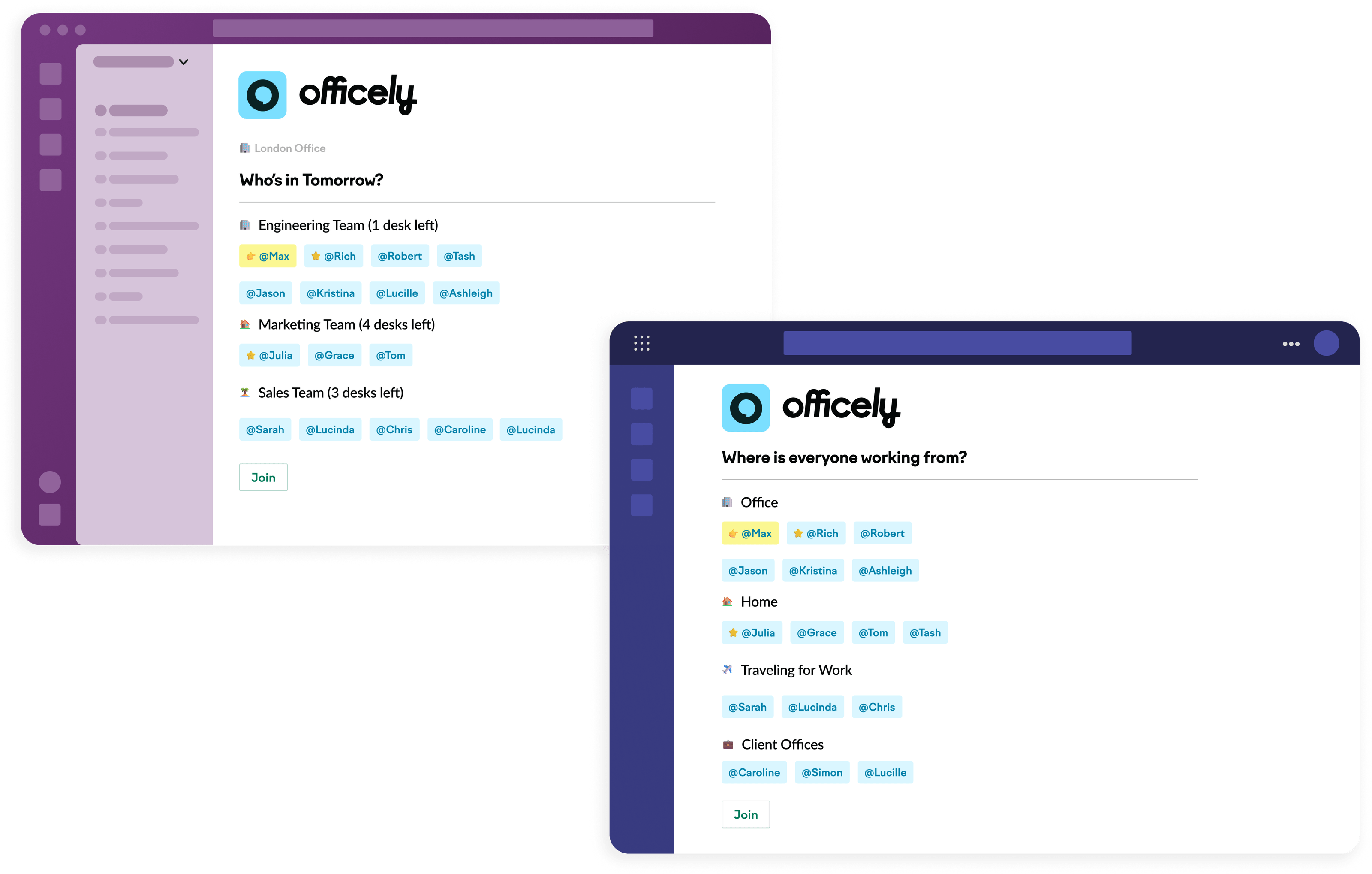 Hybrid Office & Desk Booking Software for Teams | Officely