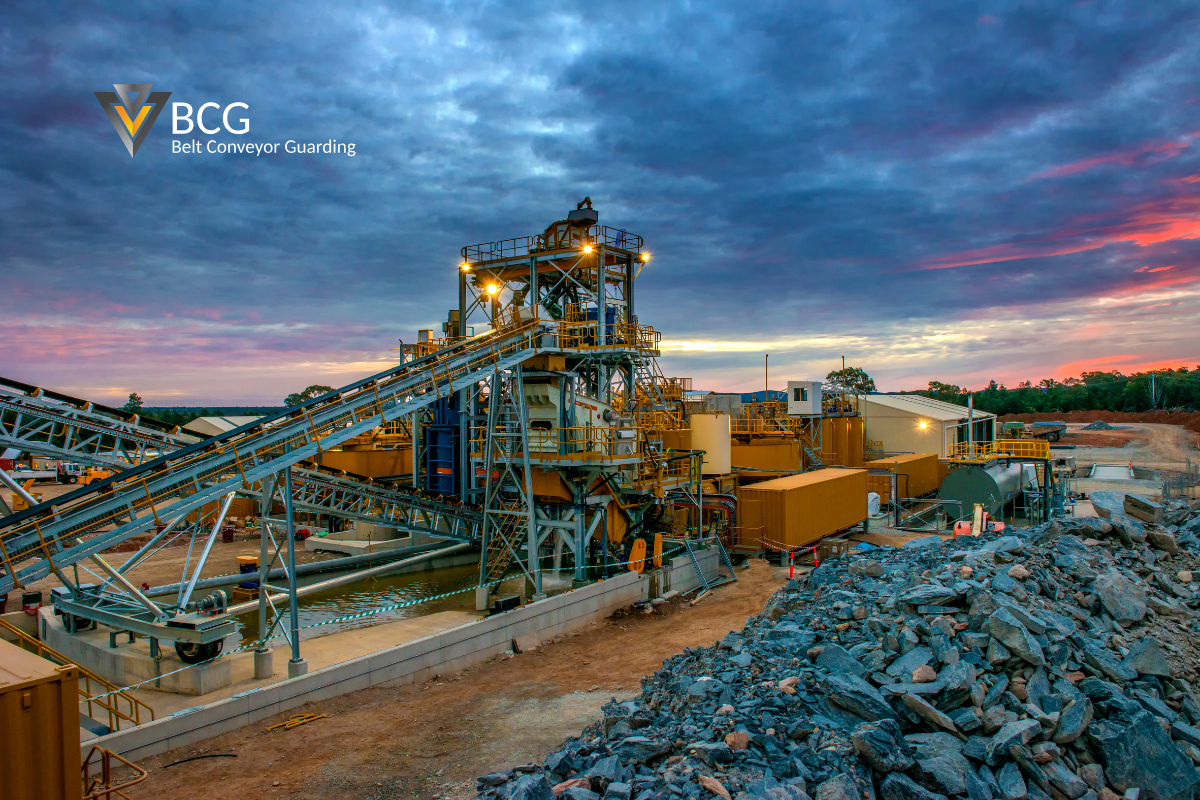 Belt Conveyor Guarding | Mining Safety Solutions: Guarding Against ...