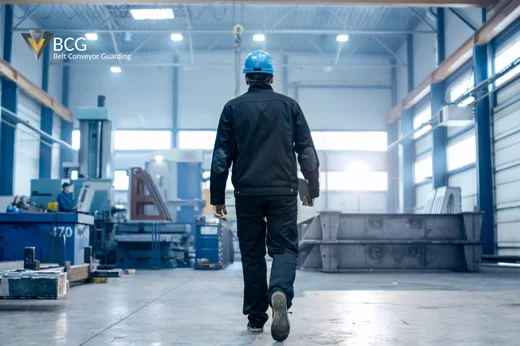 Belt Conveyor Guarding | Conducting a Machine Guarding Safety Risk ...