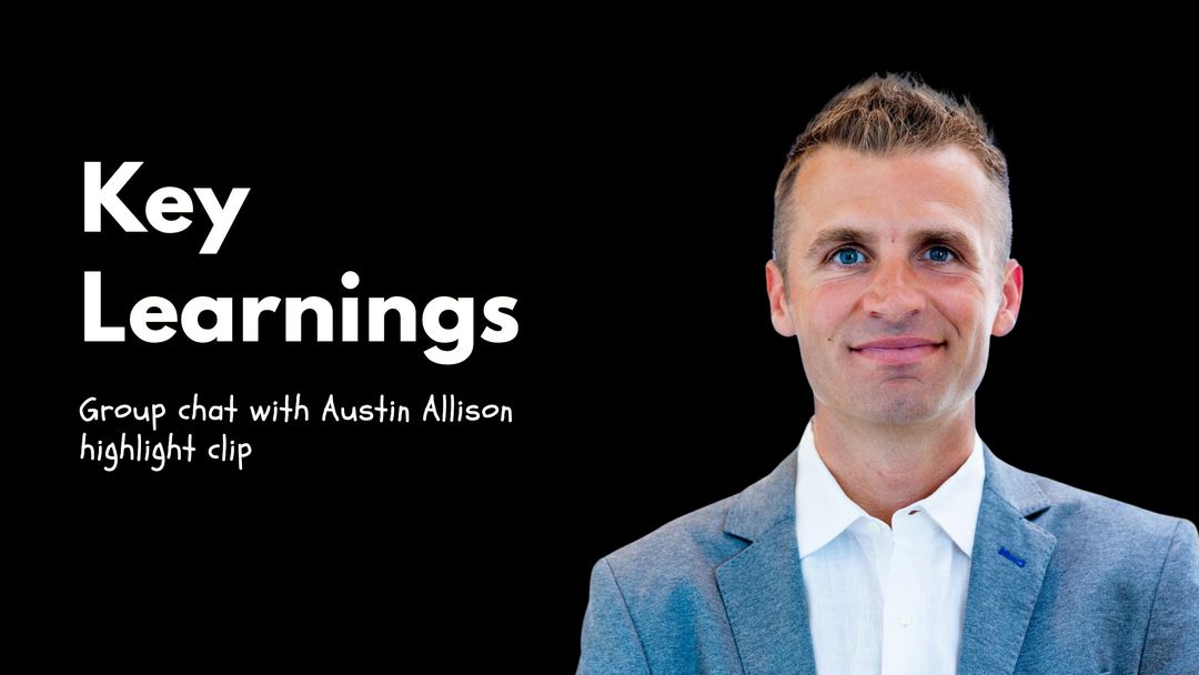 Austin Allison Sharing Key Learnings From Dotloop & Zillow