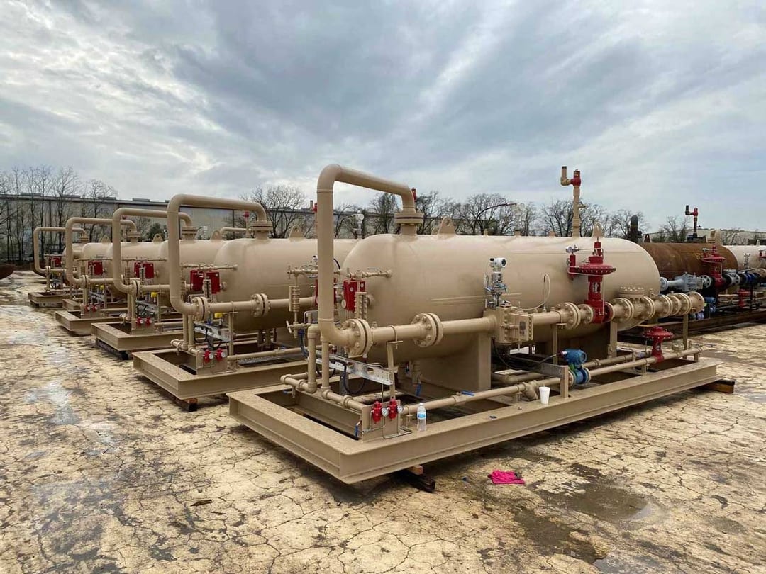 3 Phase Separators - Three Phase Oil & Gas Separator | Tech Fab