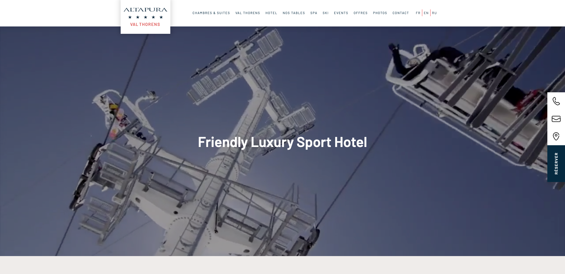 Altapura | Hôtel 5 étoiles à Val Thorens | Domaine Les 3 Vallées