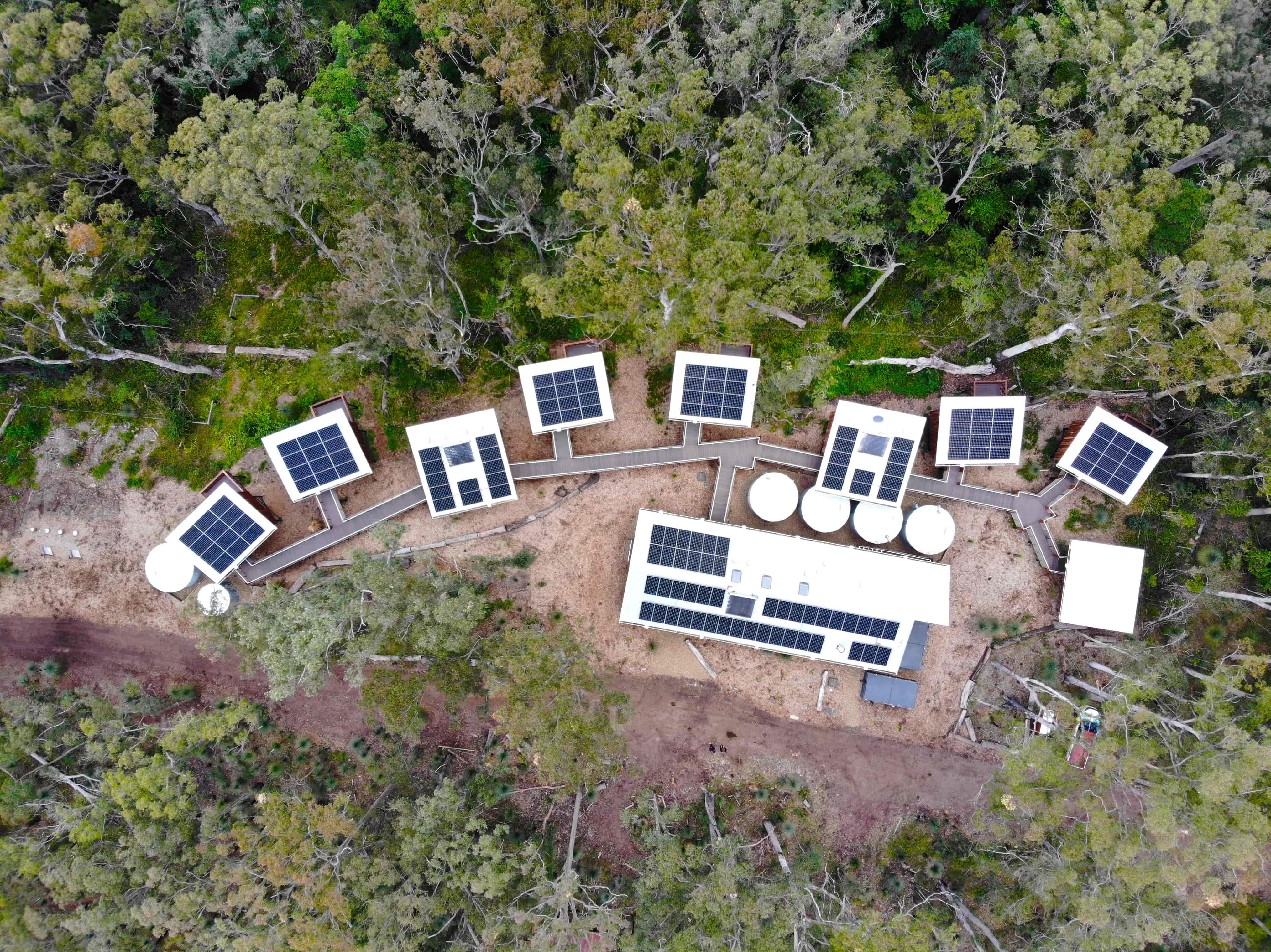 Tigo Case Study | 56kW optimized rooftop array at a retreat