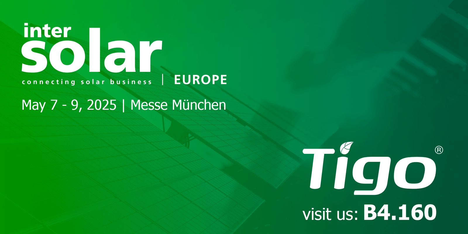 Intersolar Europe 2025 | Tigo Energy