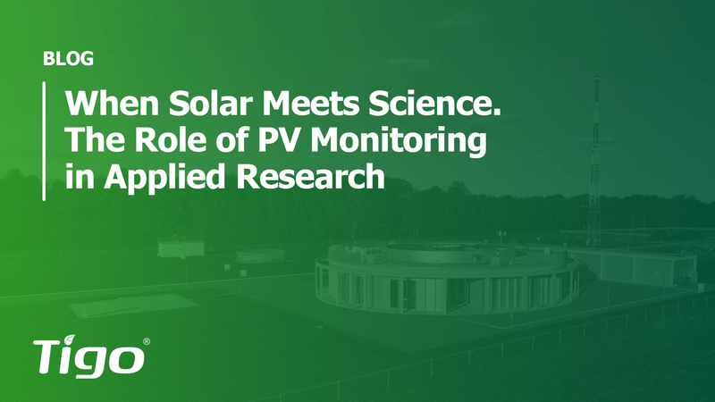 Intelligent Solar Energy Systems | Tigo Energy
