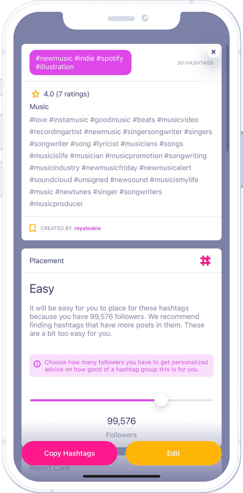 Hashtag Expert — The #1 Hashtag Generator App