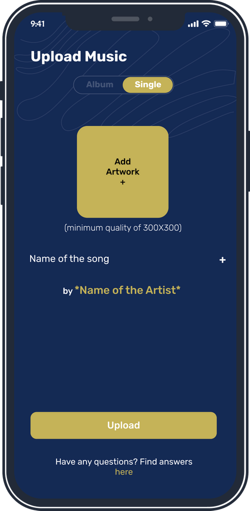 For artists - Upload Music for Free