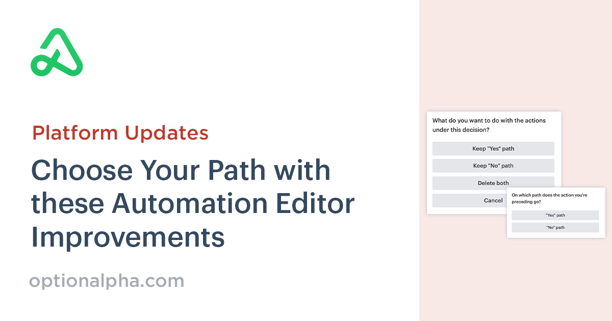 Choose Your Path with these Automation Editor Improvements