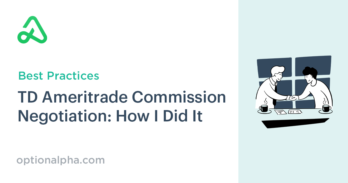 How I Negotiated a Commissions Discount