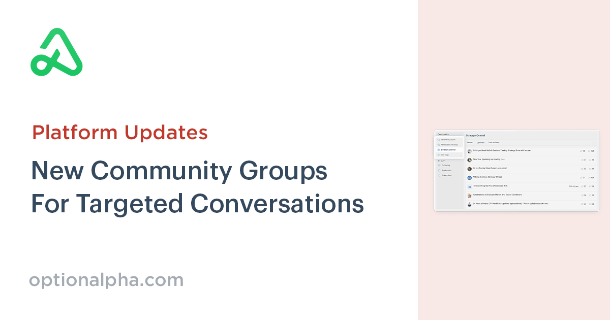 New Community Groups For Targeted Conversations