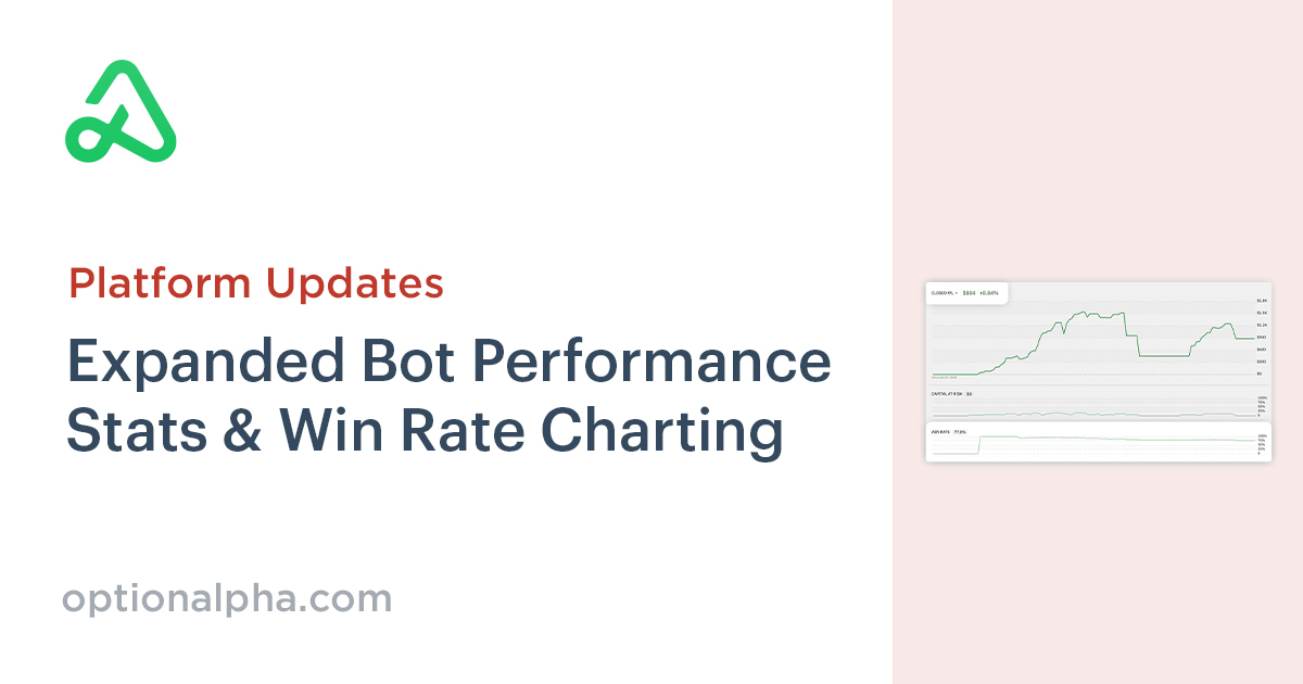 Expanded Bot Performance Stats | Option Alpha