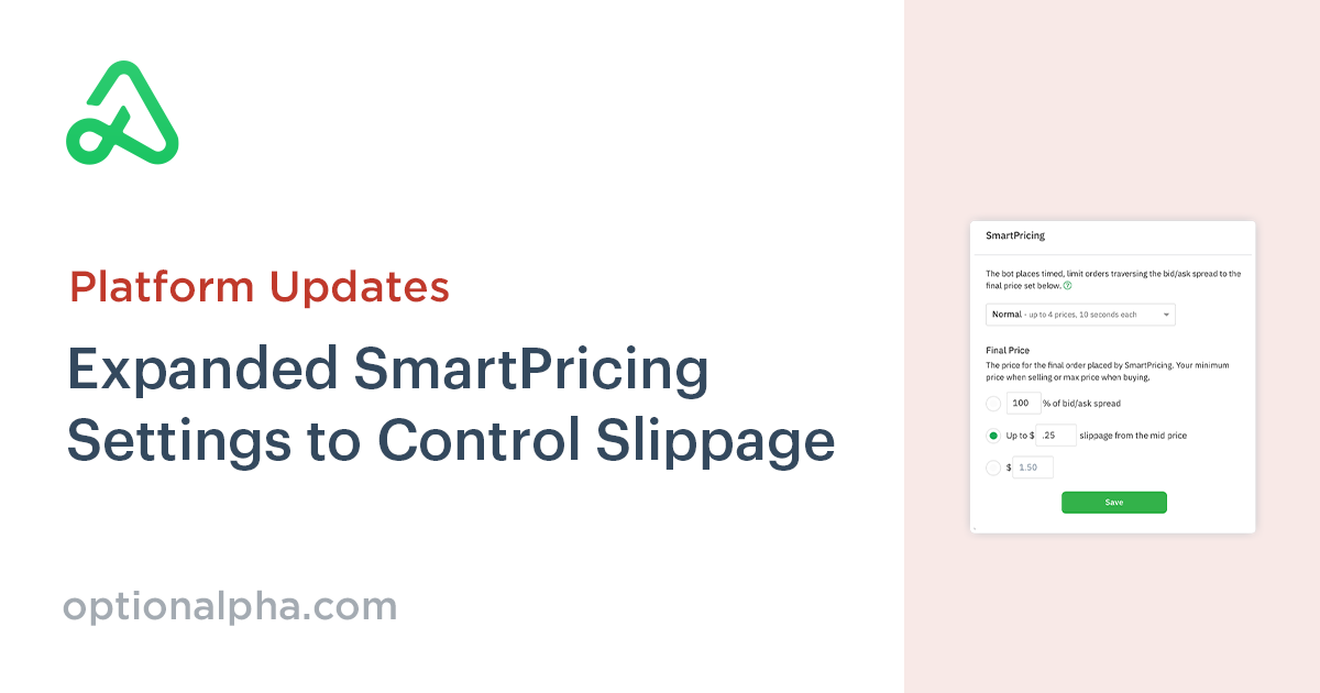 New SmartPricing Settings | Option Alpha Blog