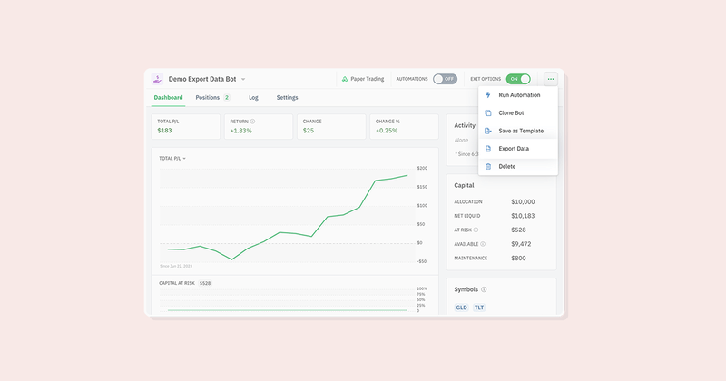 Export & Download Bot Position History Data | Blog