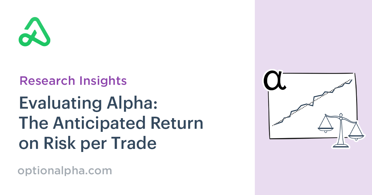 Evaluating Alpha: The Anticipated Return on Risk per Trade