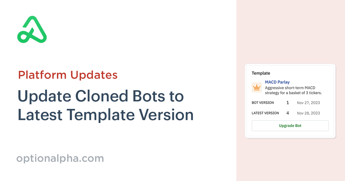 Update Cloned Bots to Latest Template Version