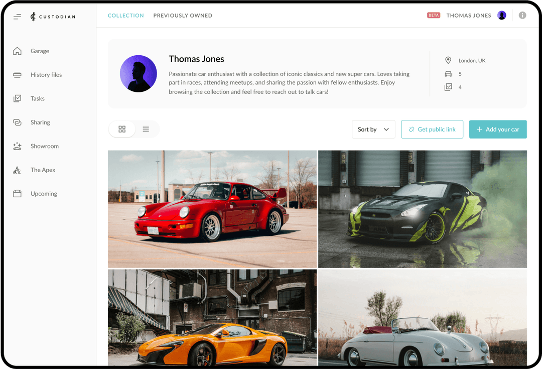 Custodian | The Ultimate Digital Platform for Car Enthusiasts