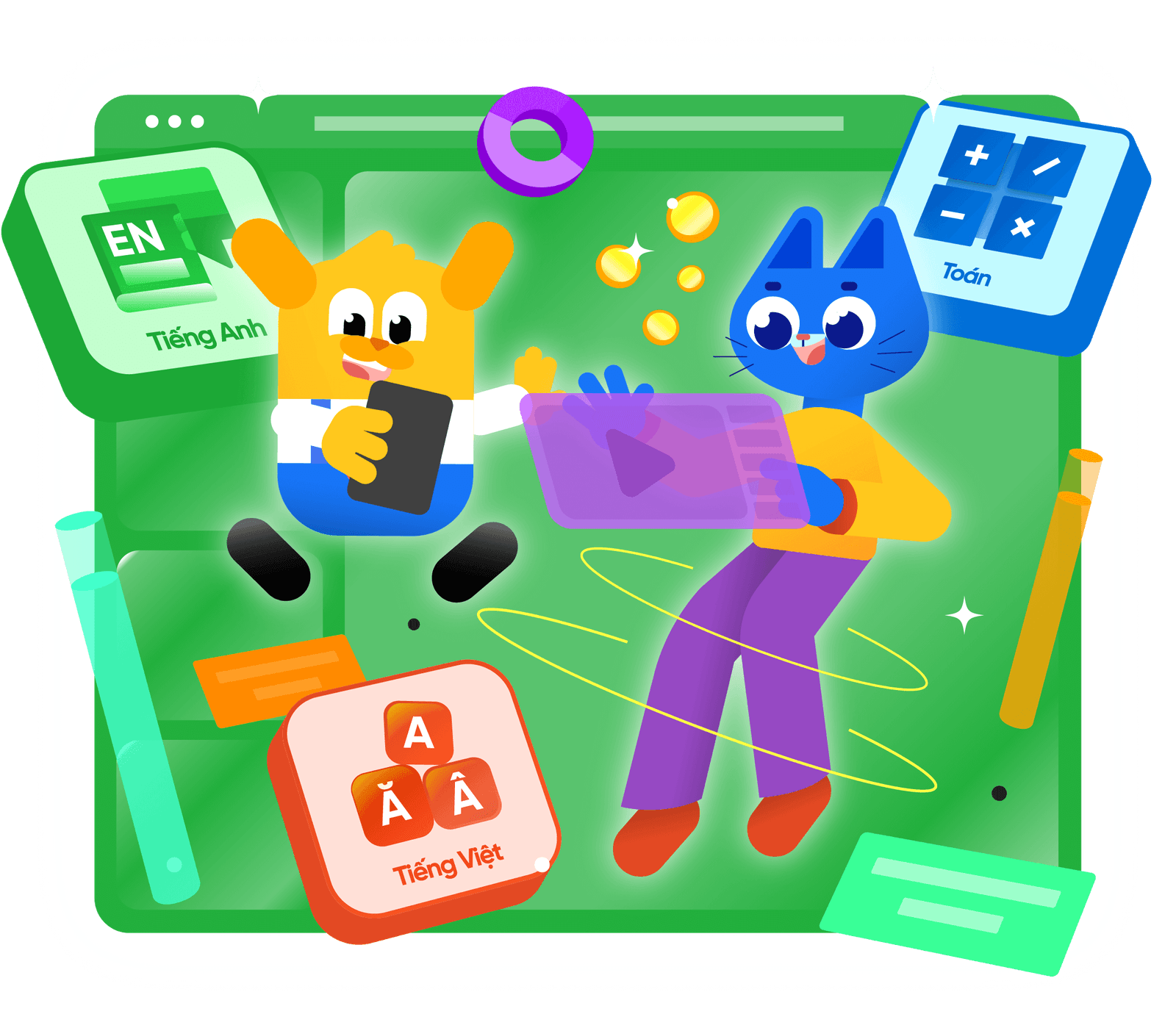 Easy Class | Ứng dụng học 3 môn Tiếng Anh, Toán, Tiếng Việt chuẩn SGK 4 ...