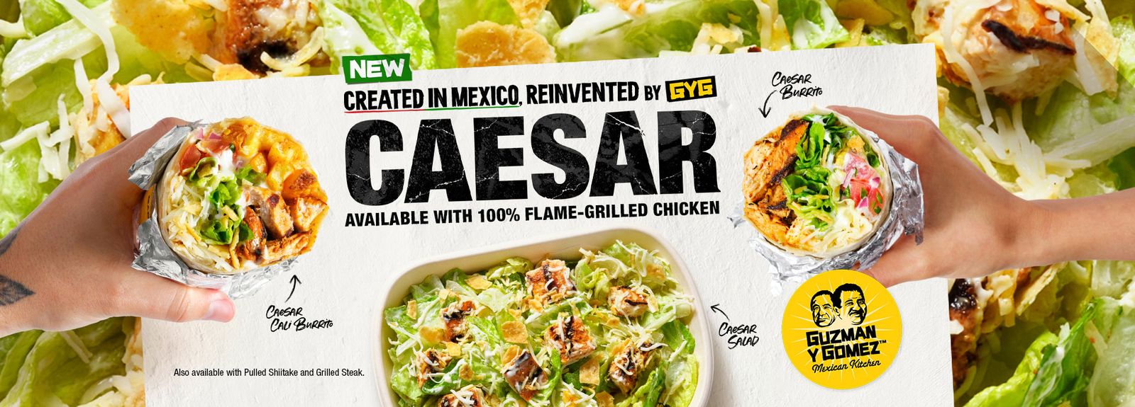 GYG’s Caesar Menu Items Are Here! - Guzman y Gomez