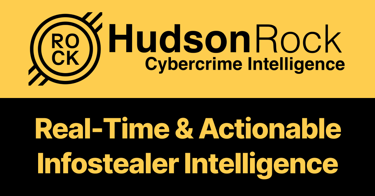 Hudson Rock — Infostealer Intelligence Solutions
