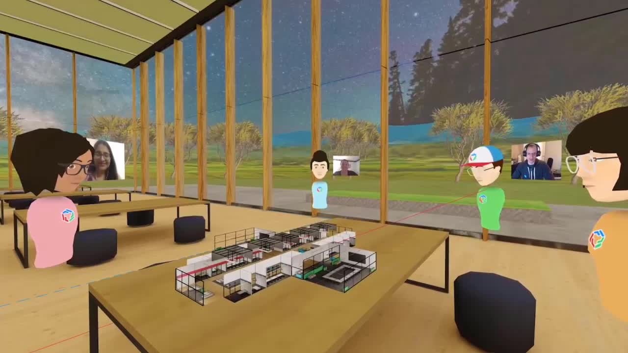 FRAME : Virtual Learning in a browser based campus