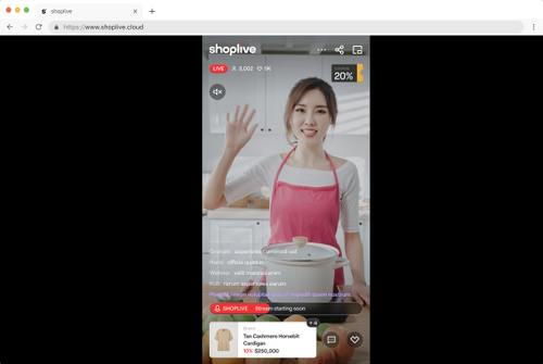 SHOPLIVE | Live Commerce, Short-Form Video, & Video AI Solutions