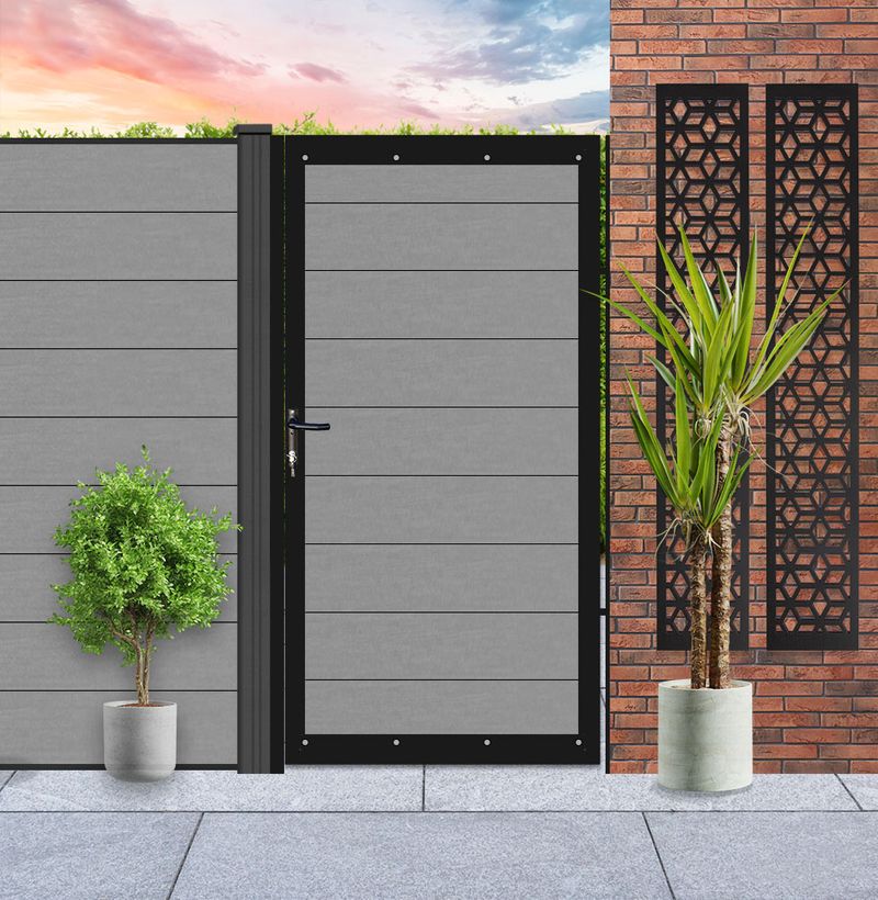 Steel Pedestrian Gate 6ft x 3ft | Alpha Decking