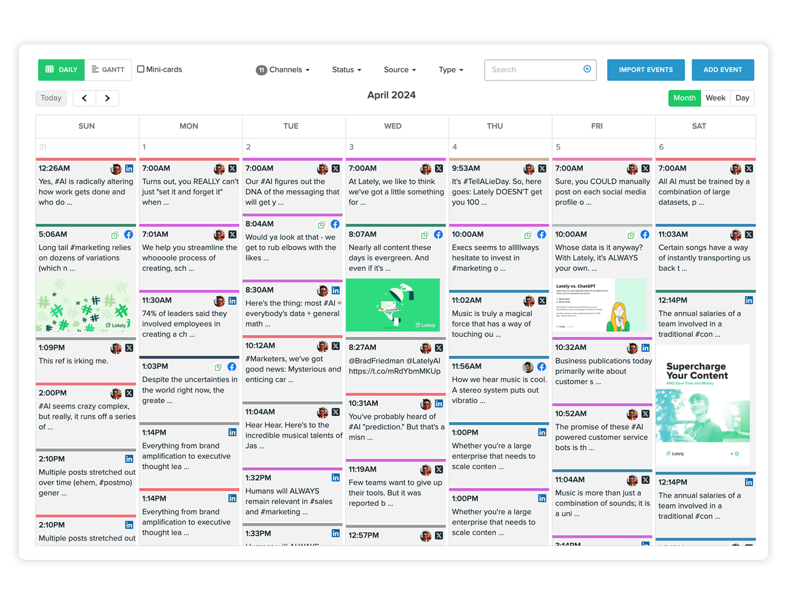 How It Works: Lately AI Social Marketing Content Platform