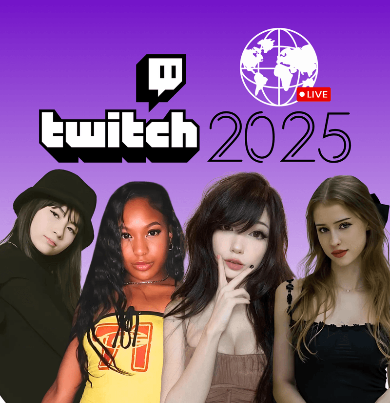Las mejores streamers femeninas de Twitch en 2025 - Favikon