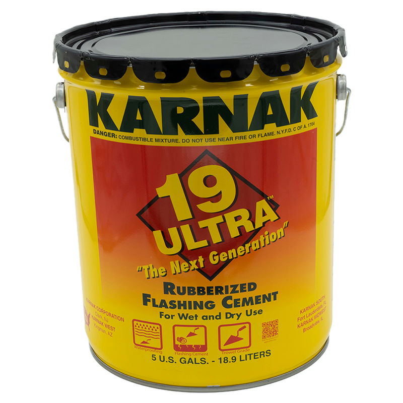 19 Ultra Rubberized Flashing Cement Wet/Dry (Emergency Repair) | KARNAK