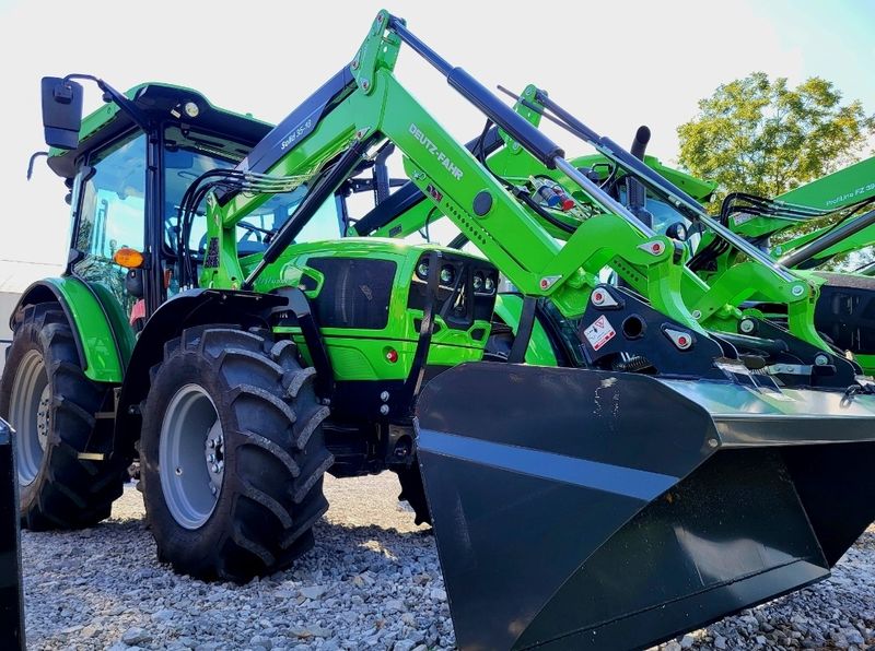 Deutz-Fahr 5080 GS Keyline Cab 80hp Utility Tractor w/Stoll Loader for ...