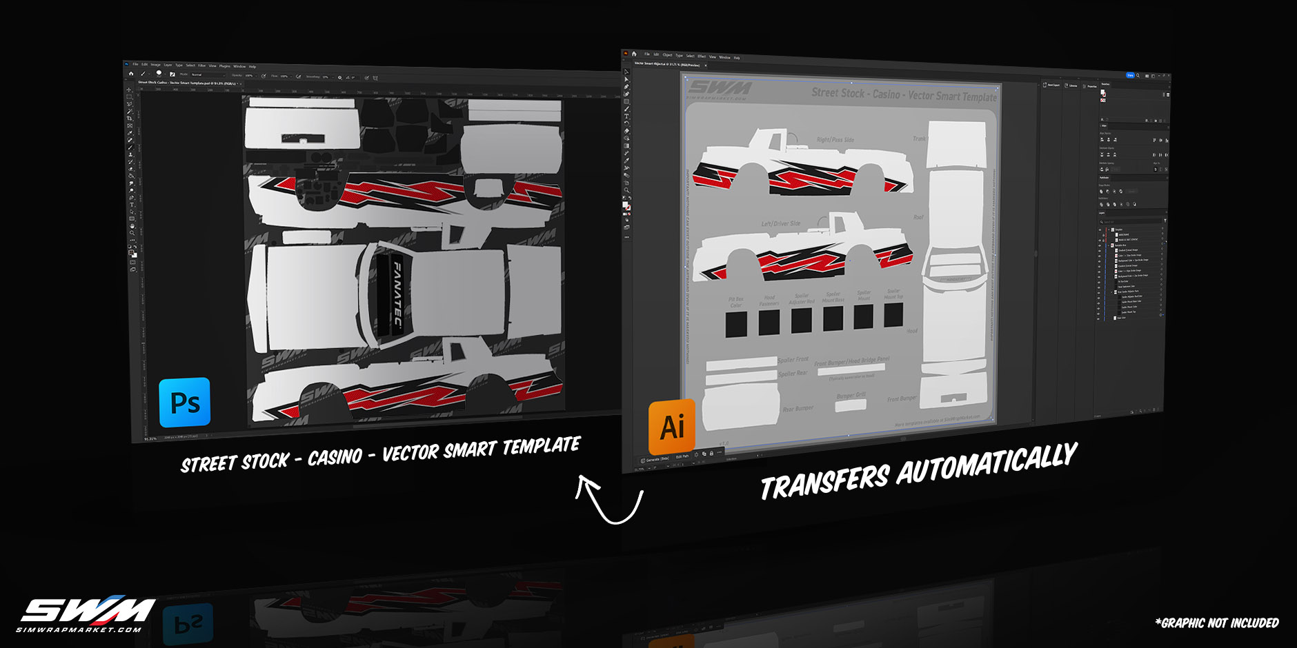 Street Stock - Vector Smart Template