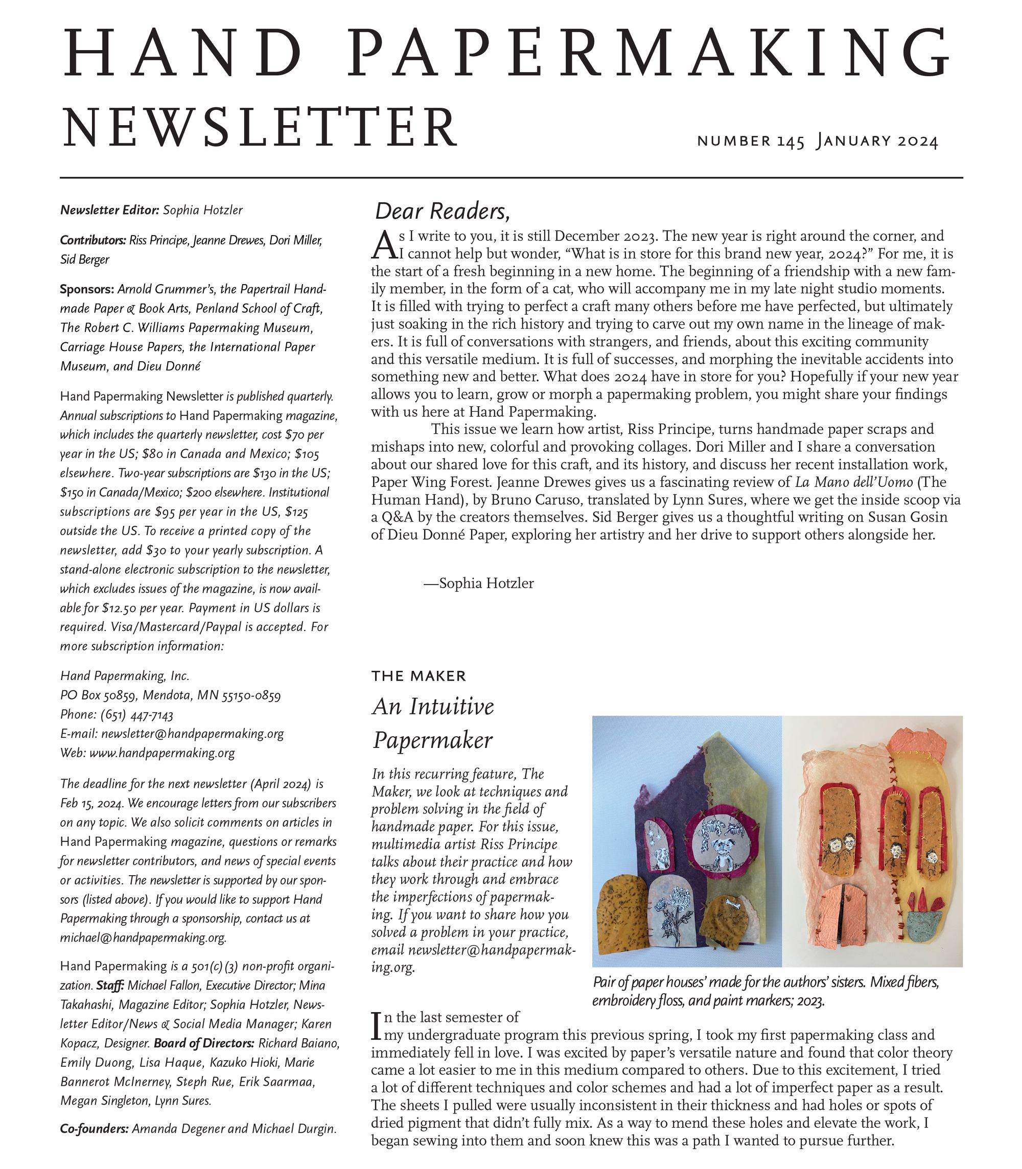 Hand Papermaking Magazine