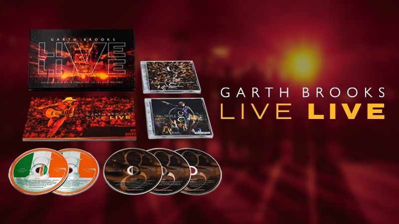 Garth Brooks | Garth Brooks Live Live Contains Five Discs of LIVE Music ...