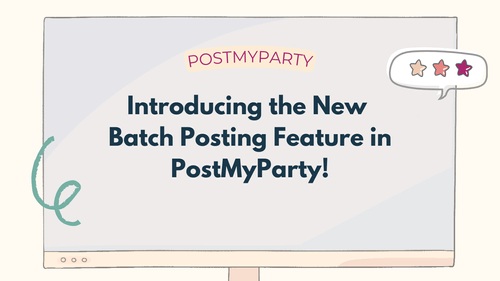 PostMyParty: We Make Facebook Parties Easy!