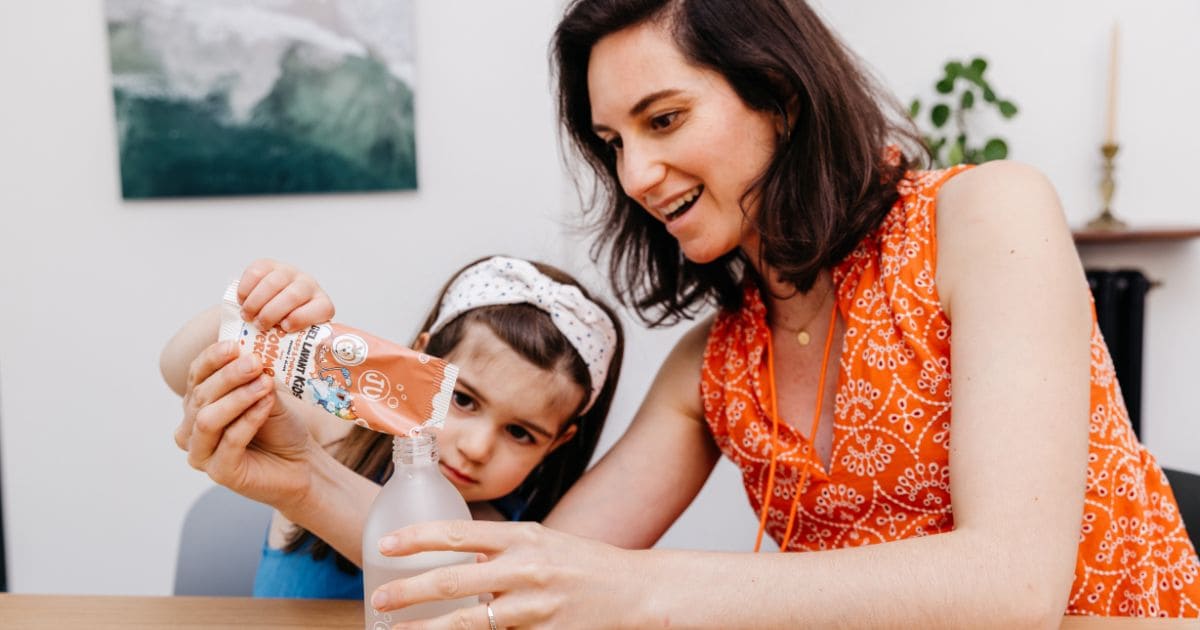 Gel douche fille et garçon 2-en-1 et rechargeable | Pimpant