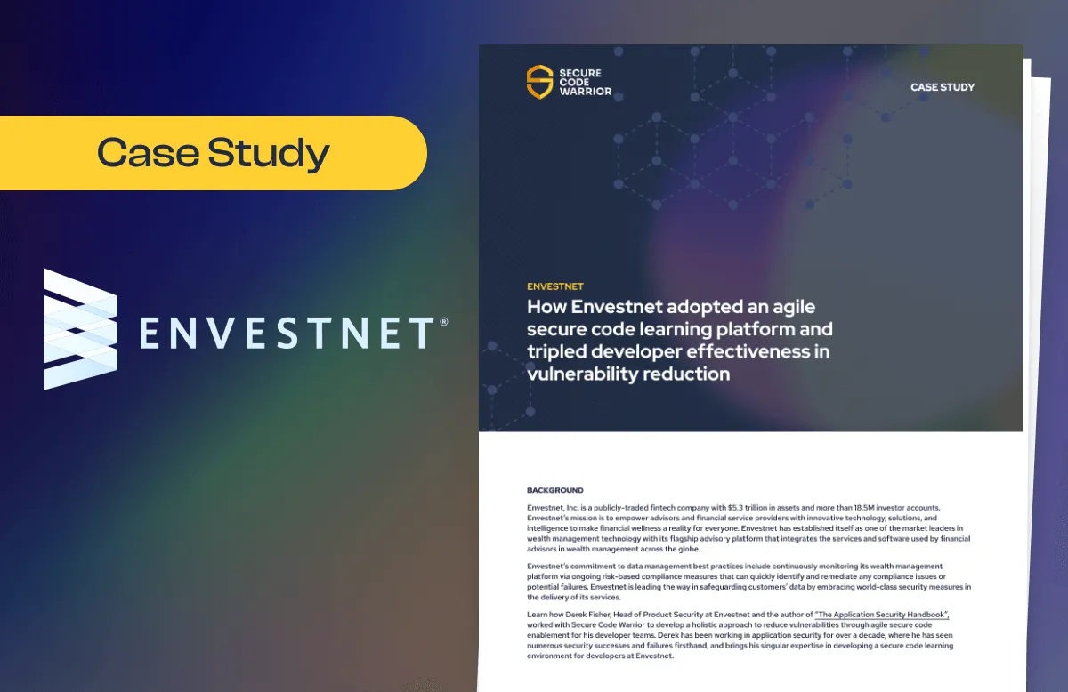 How Envestnet adopted an agile secure code learning platform and ...