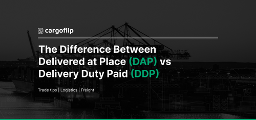 Cost and Freight (CFR) Incoterm Explained