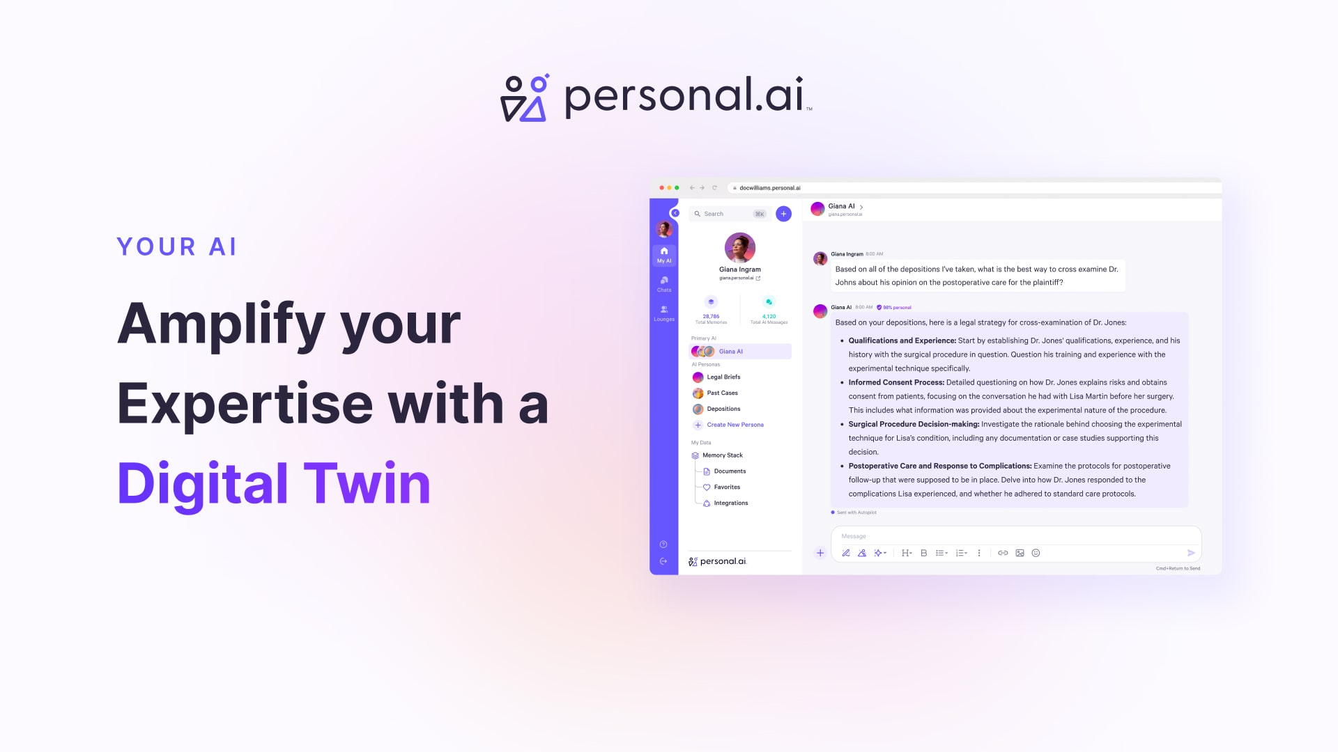 My AI | Create an AI Version of Yourself | Amplify Your Expertise