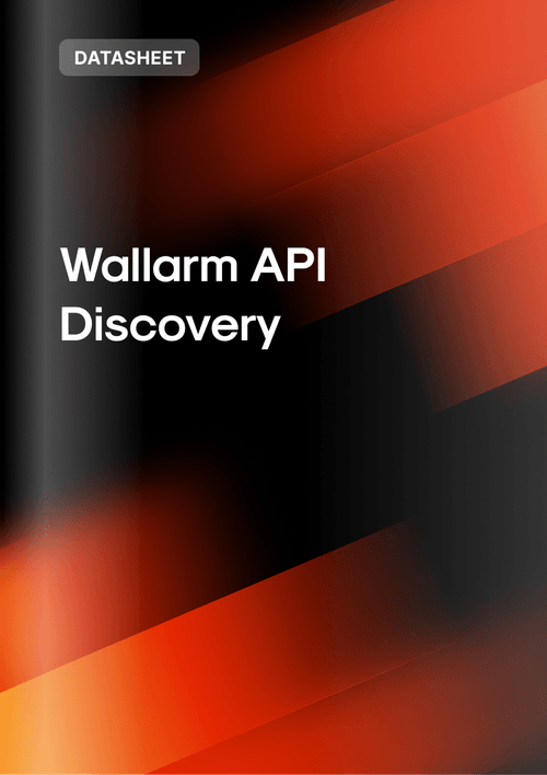 Wallarm API Discovery - Wallarm