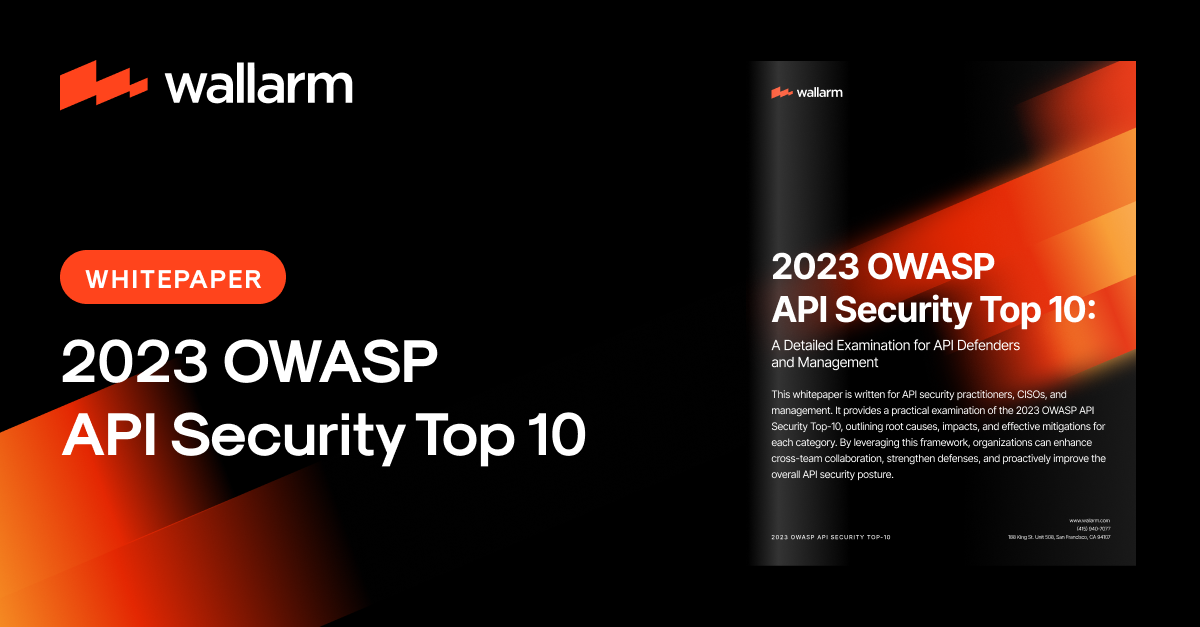 2023 OWASP API Security Top 10 - Wallarm