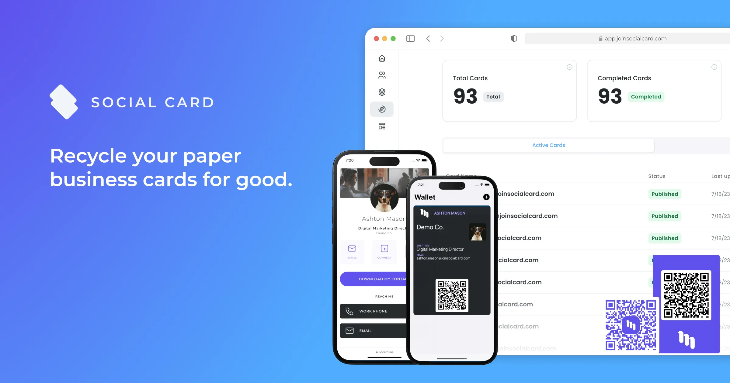 Social Card: Digital Business Card Software