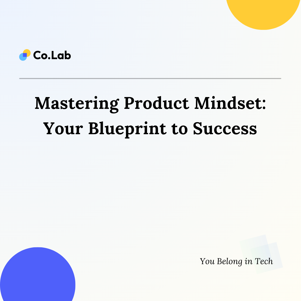 Mastering the Product Mindset: From Theory to Real-World Action