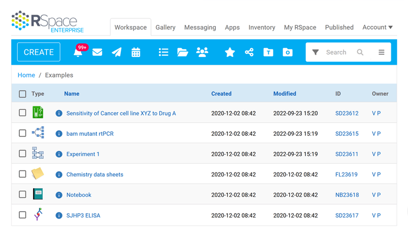 RSpace - open source research data management